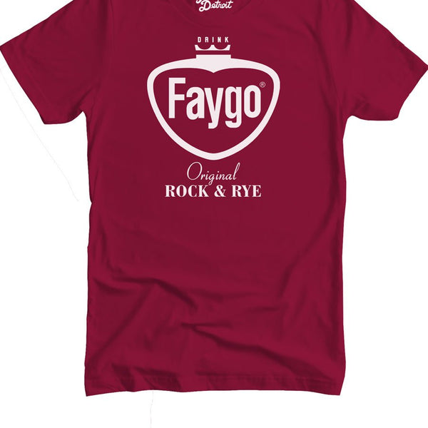 Faygo Retro Logo Premium Unisex T-shirt - Original Rock Rye - Pure Detroit