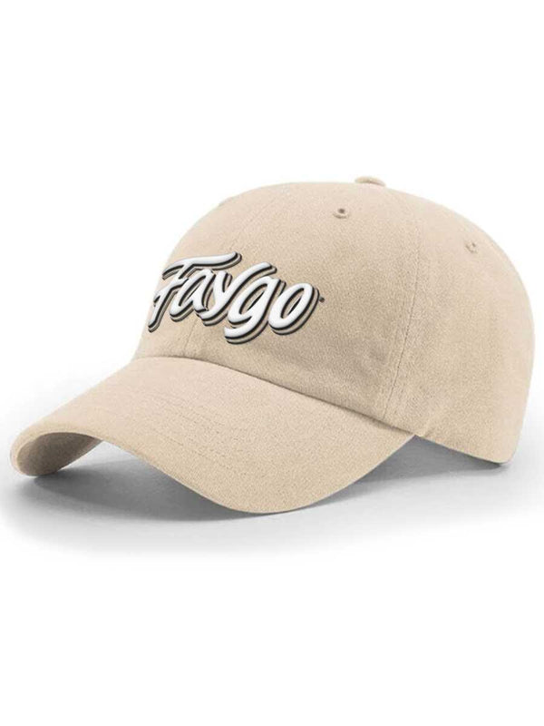 Faygo Logo Garment Washed Twill Hat - Raised Embroidery - Creme Soda ...